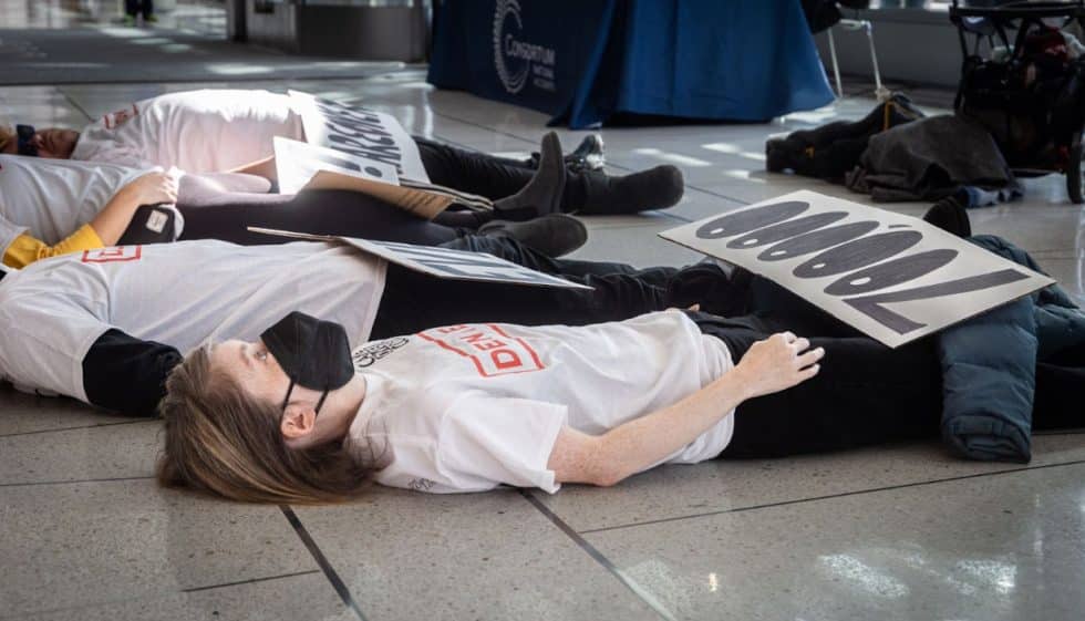 Grassroots Orgs Stage “Die-In” at BlueCross BlueShield’s Loop Offices ...